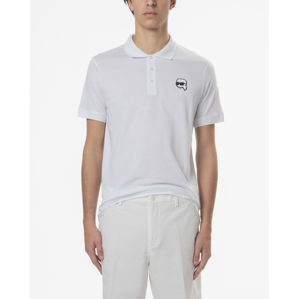 Karl Lagerfeld 551224-745710 White Polo shirt - 192-745710-00 | PROF