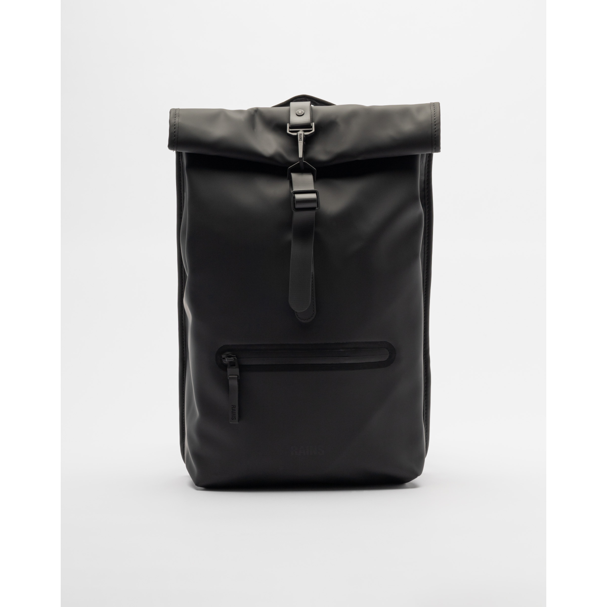 Rains 13320 Roltop Rucksack W3 Black Backpack - 191-13320-01 - PROF