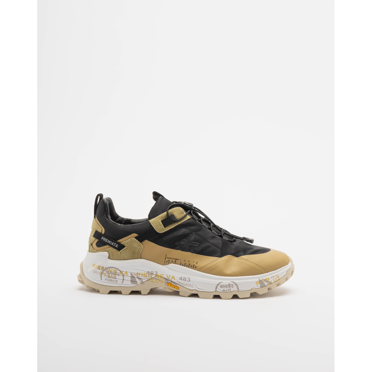 Premiata CROSS 2.0 385 Black Sneakers - 340-CRO385-01 | PROF